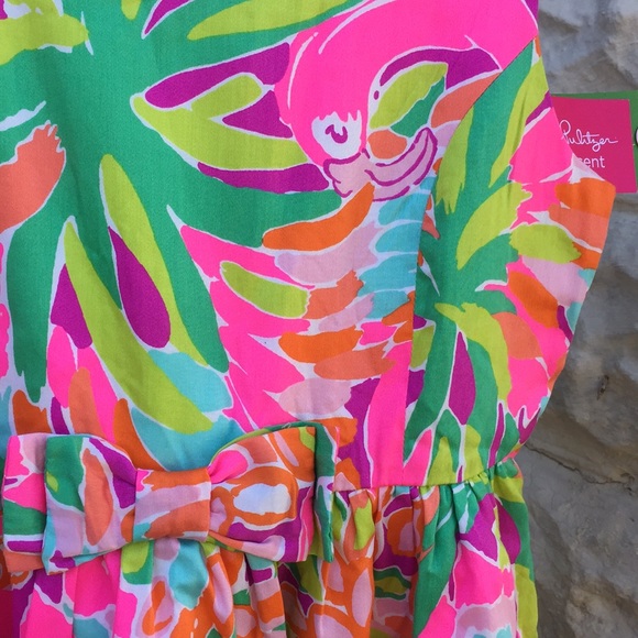 Lilly Pulitzer | Dresses | Lilly Pulitzer New Wtags Flamingo Print Kids ...